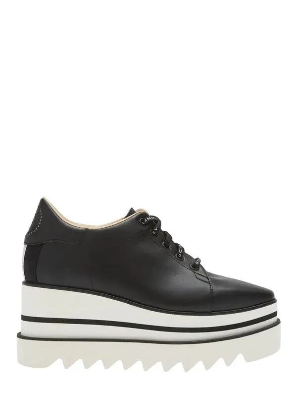 Stella McCartney Elyse Platform Lace-up Sneakers - Black
