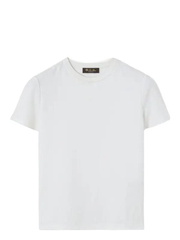 Loro Piana Short Sleeve Crewneck T-shirt - Bright White