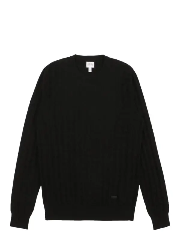 Emporio Armani Knitted Pullover - Black