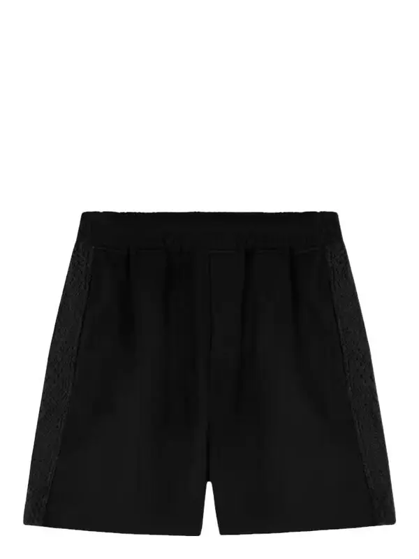 REPRESENT Knitted Panel Shorts - Black