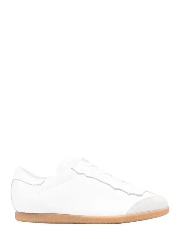 MAISON MARGIELA Panelled Lace-up Sneakers - White