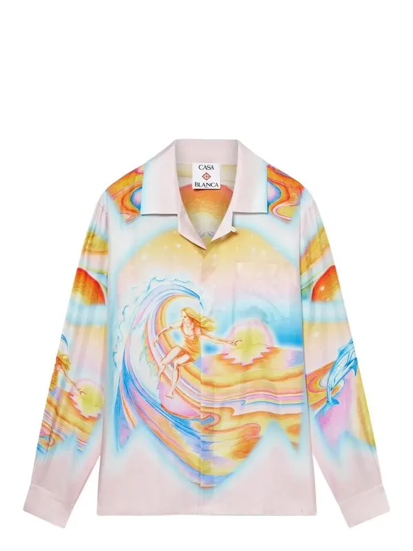 Casablanca Psychedelic Nirvana Long-sleeved Shirt - Multicolor