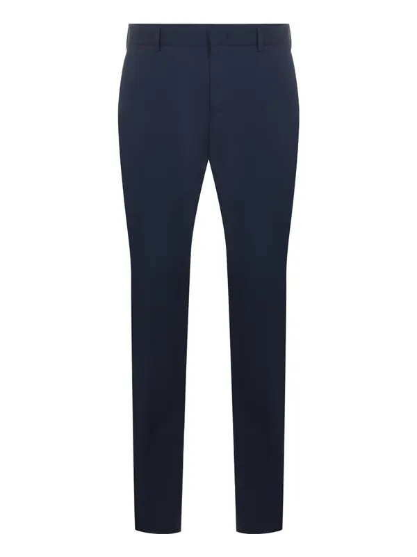 PT TORINO Slim Fit Tailored Trousers - Black