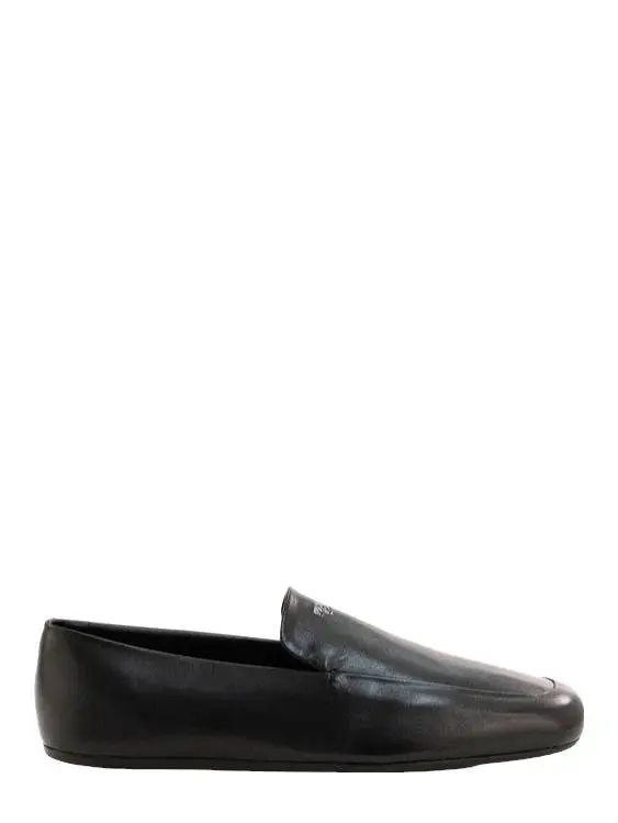 Prada Logo Loafers - Black