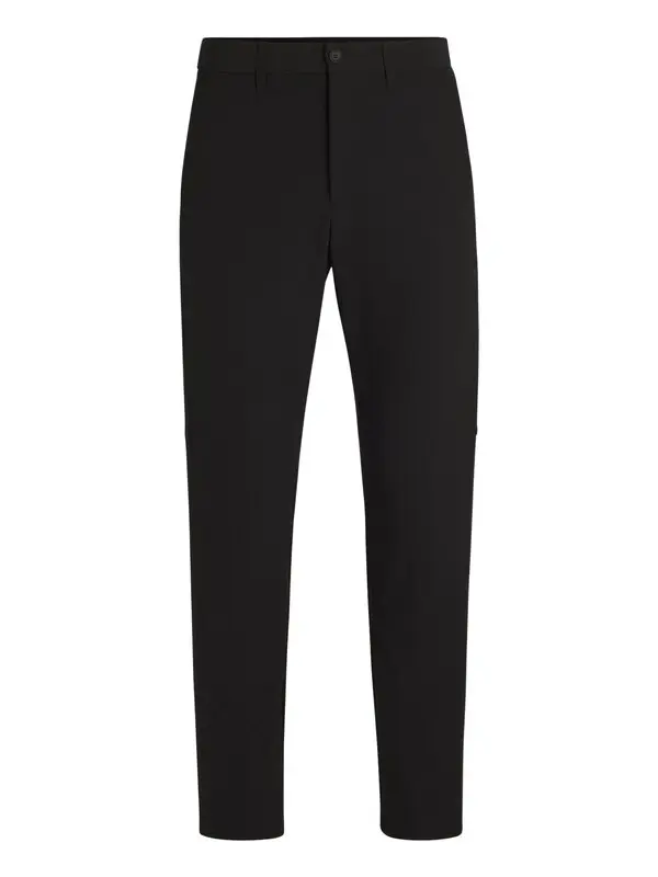 Hugo Boss Boss T Commuter Straight Leg Trousers - Black