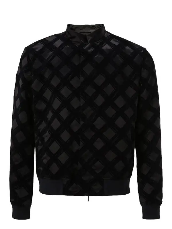 Giorgio Armani High Neck Long Sleeve Suit - Black