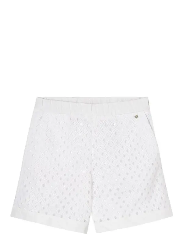 Herno Cut-out Detailed Shorts - White