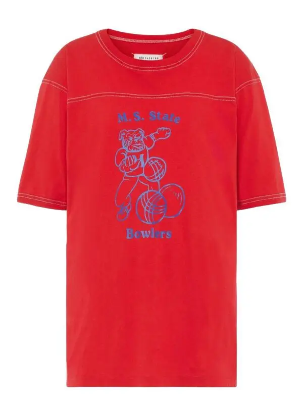 MAISON MARGIELA Graphic T-shirt - Red