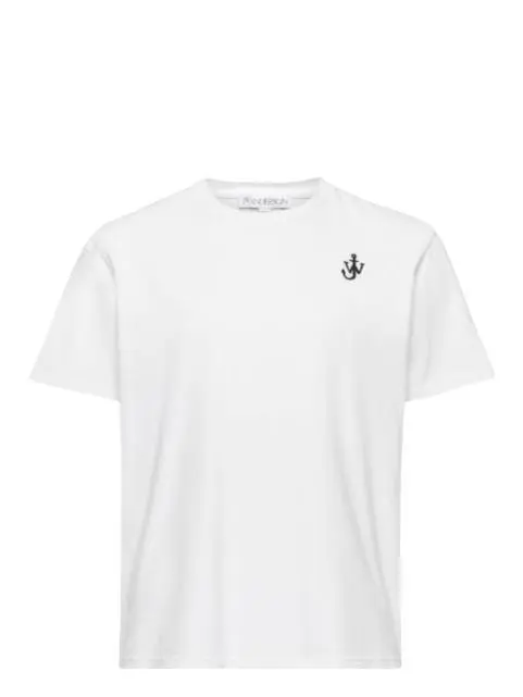J.W.ANDERSON Jw Anderson Anchor Embroidered T-shirt - White