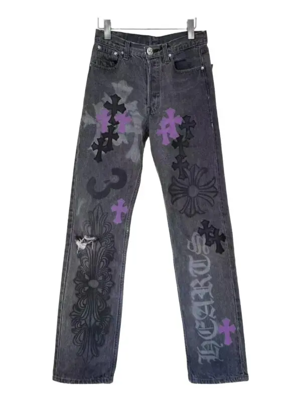 Chrome Hearts Belt Loop Jeans - Black