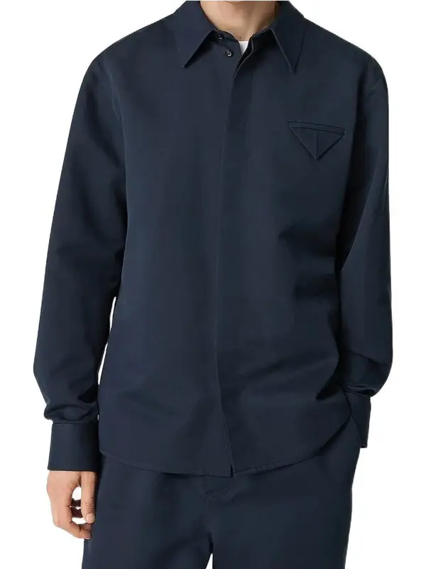 Bottega Veneta Twill Shirt - Black