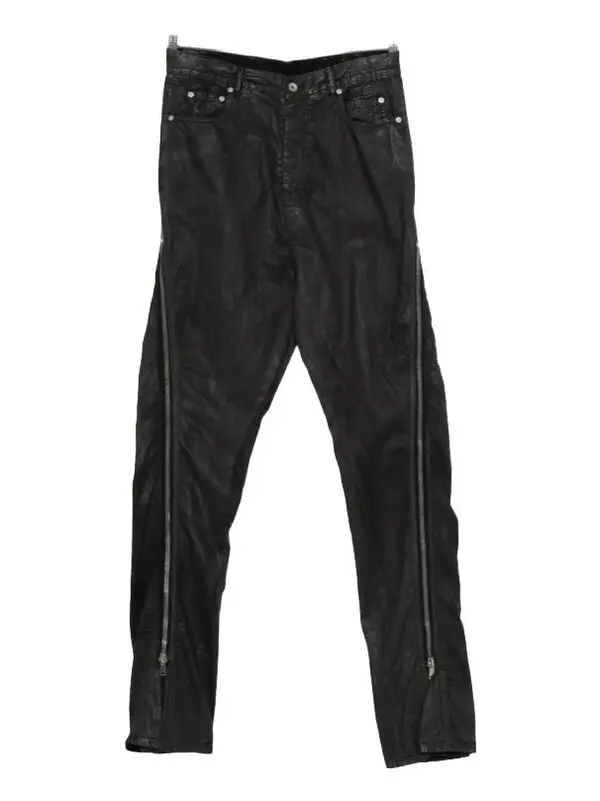 Rick Owens Bolan Banana Zip Jeans - Black