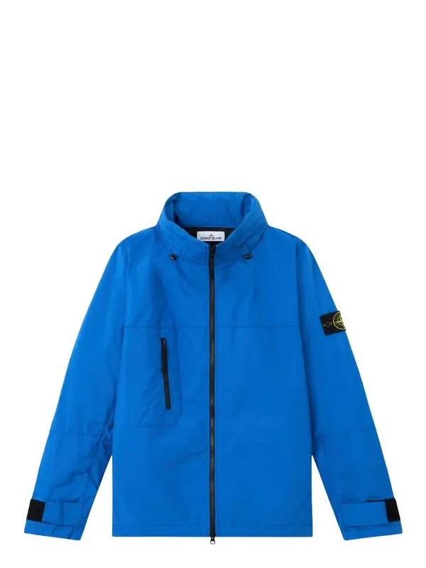 Stone Island Metal Lamina Ripstop Zip-up Jacket - Bright Blue