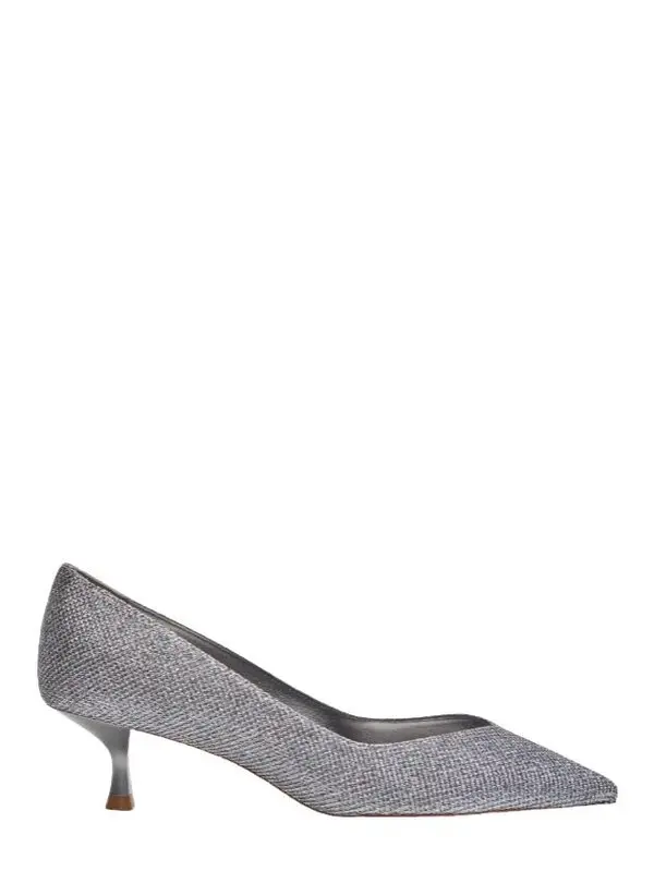 STUART WEITZMAN Eva Glitter Pumps - Gray