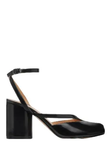 MAISON MARGIELA Tabi Pump Sandals With Cylindrical Heel - Black