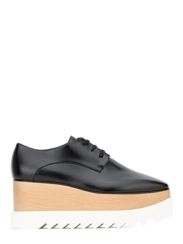 Stella McCartney Elyse Lace-up Platform Shoes - Black