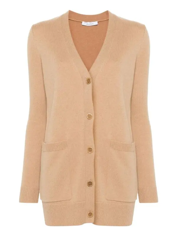 Max Mara Villar V-neck Long-sleeved Cardigan - No