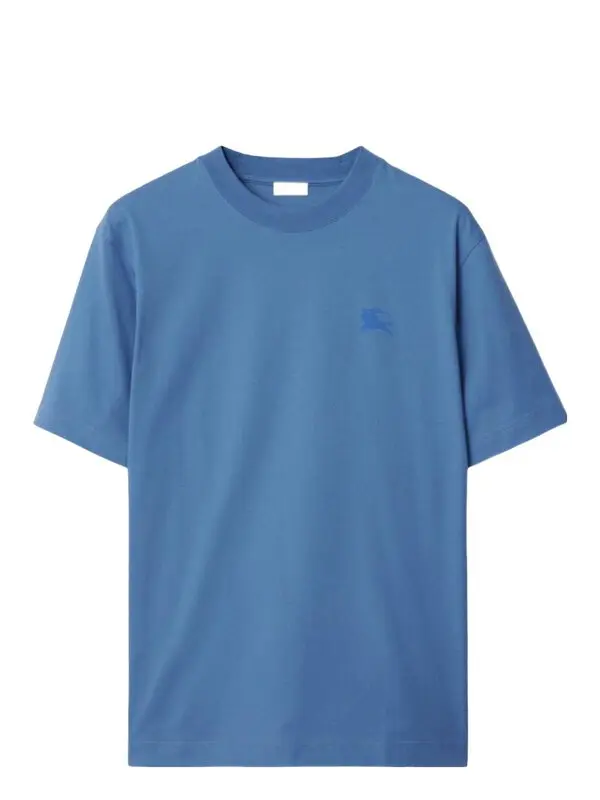 Burberry Ekd Badge Crewneck T-shirt - Blue