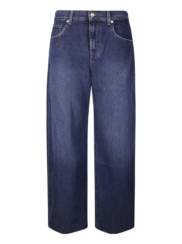 7 For All Mankind Straight Leg Jeans - Blue