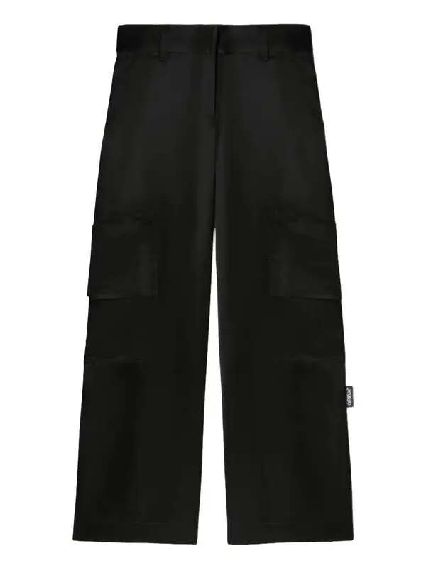 Off-White Toybox Satin Cargo Pants - Black