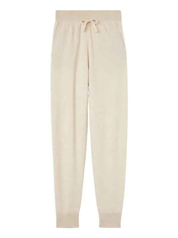 Loro Piana Cashmere Drawstring Joggers - Natural/nougat