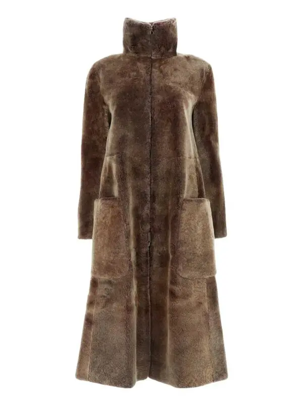 Giorgio Armani Luxe Longline Jacket - Brown