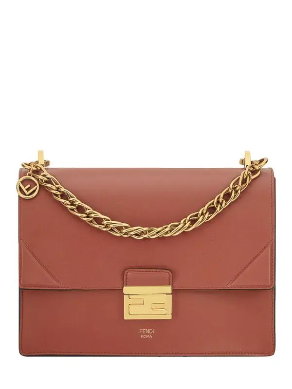 Fendi Kan U Shoulder Bag - Brown