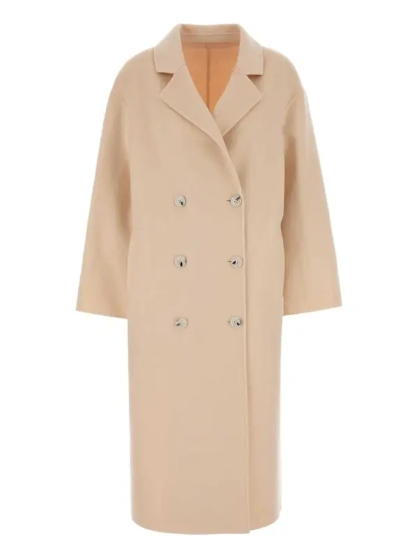 Loulou De Saison Borneo Double-breasted Coat - Nude