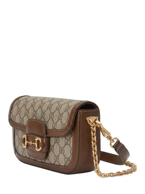 Gucci Mini Horsebit 1955 Chained Shoulder Bag - Multicolor