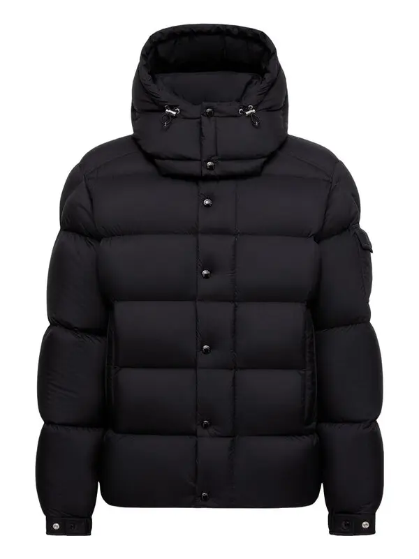 Moncler Maya Hooded Puffer Jacket - Black