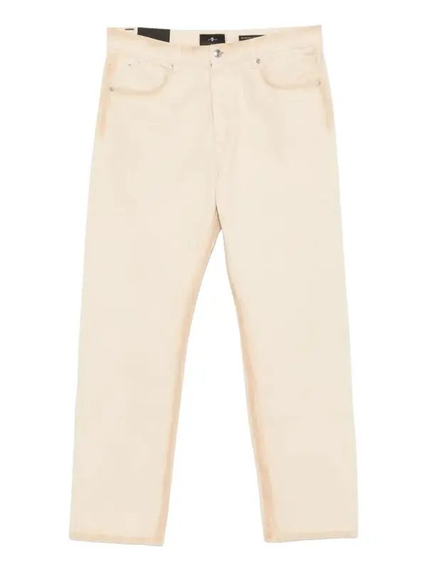 7 For All Mankind Freehand Straight-leg Jeans - White