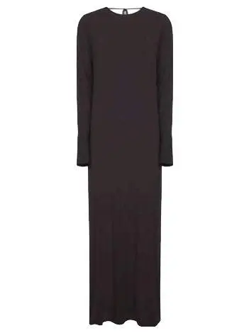 UMA WANG Long Sleeve Maxi Dress - Black