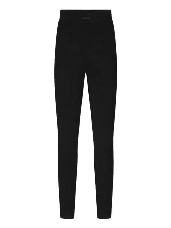 Fear Of God Skinny Cut Waffle Knit Leggings - Black