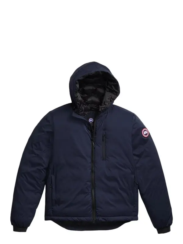 Canada Goose Logo Patch Zip-up Jacket - Atlantic Navy
