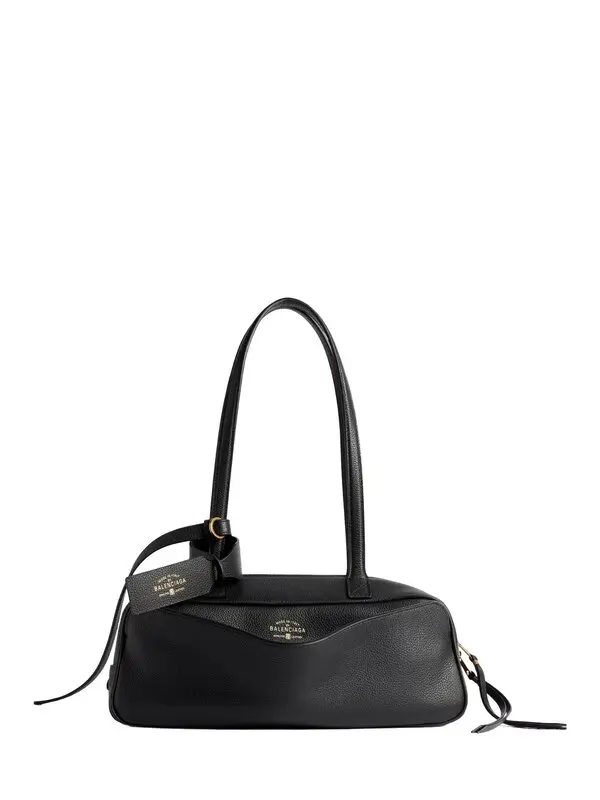 Balenciaga Carrie Small Bowling Bag - Black