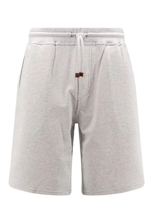 Brunello Cucinelli Drawstring Bermuda Shorts - Grey