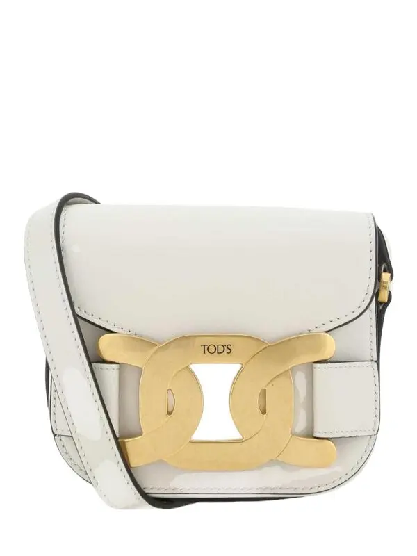 TOD'S Kate Leather Crossbody Bag - White
