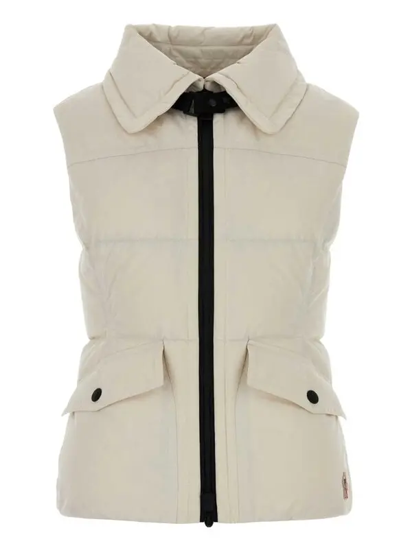 Moncler Hallaine Zip-up Gilet - Beige