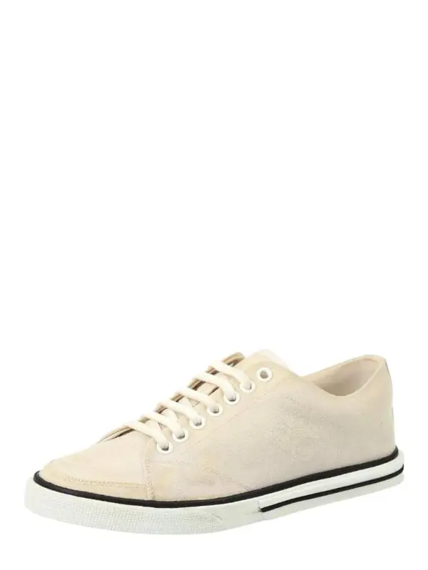 Balenciaga Logo Lacing Casual Sneakers - White