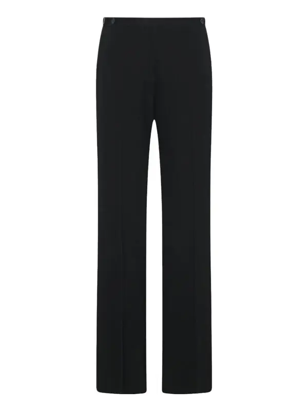 THE ROW Jesse Slim Cut Trousers - Black
