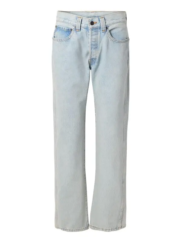 Khaite Callum Jeans In Light Wash - Light Denim Blue