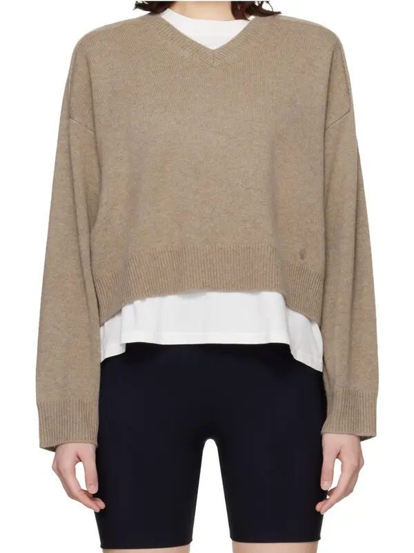 Loulou De Saison V-neck Sweater - Nude