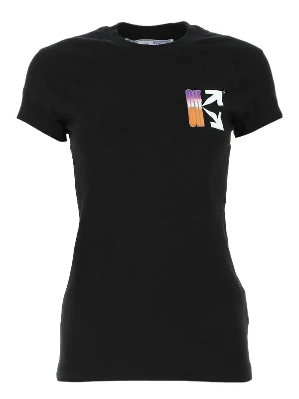 Off-White Gradient Arrows Logo T-shirt - Black