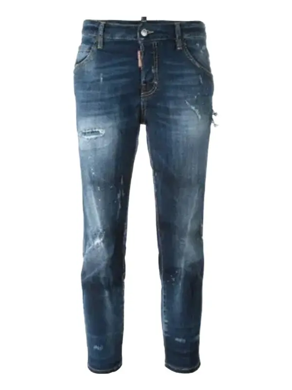 Dsquared2 Belt Loops Jeans - Blue