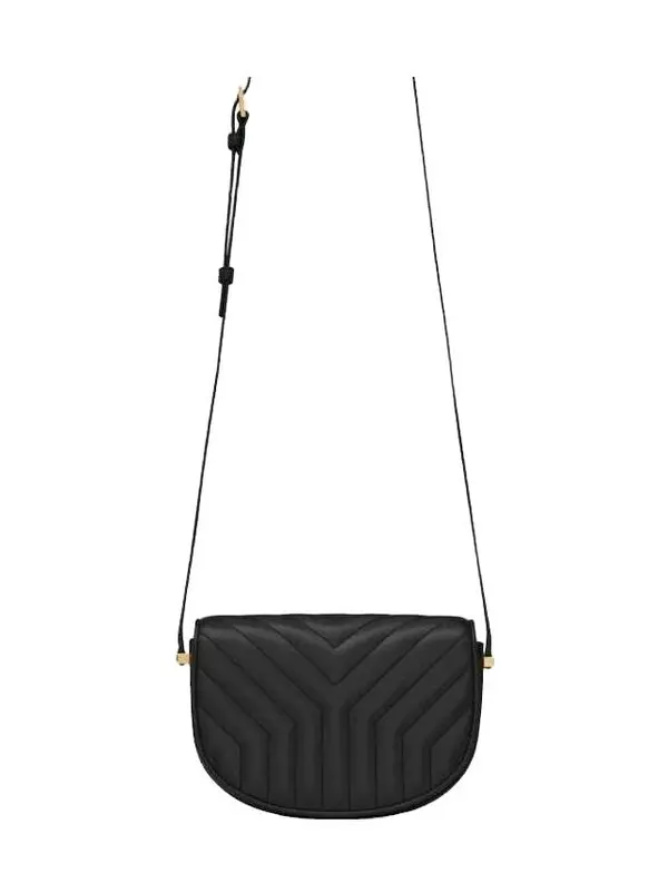 Saint Laurent Joan Quilted Shoulder Bag - Black