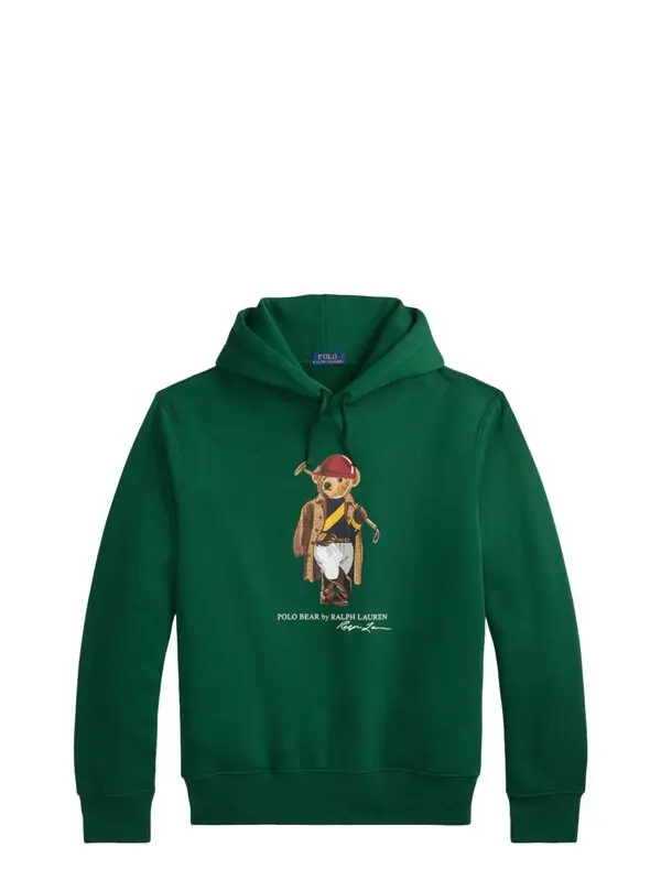 Polo Ralph Lauren Polo Bear Graphic Print Hoodie - Green