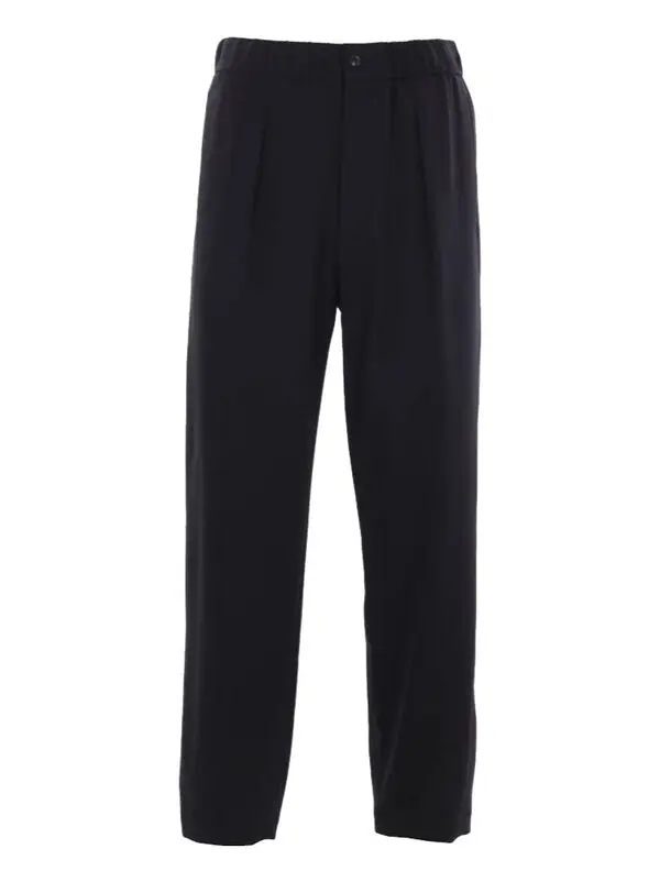 Giorgio Armani Pleat Detailed Trousers - Black