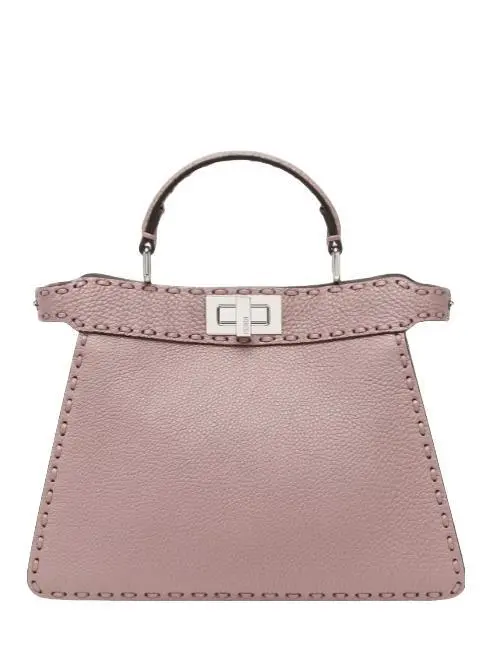 Fendi Peekaboo Iseeu Small Tote Bag - Purple Pink