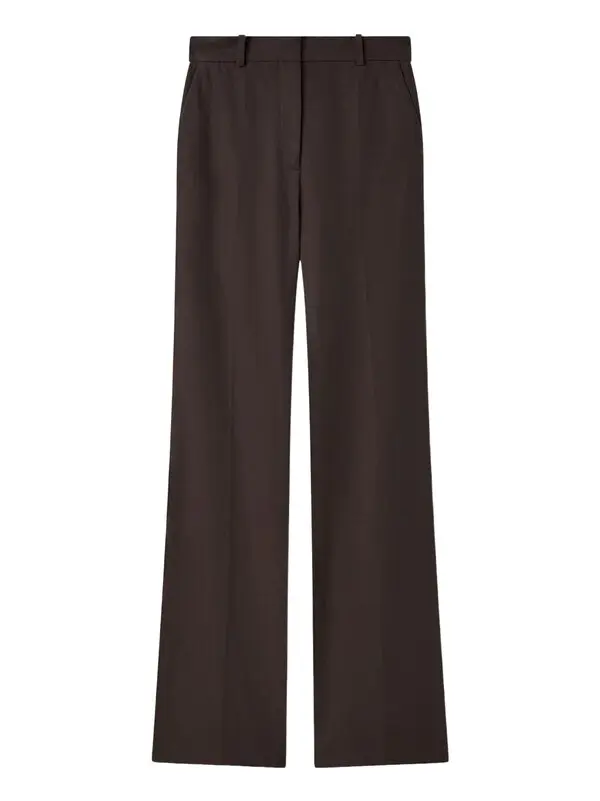 JOSEPH Tafira Stretch-gabardine Straight-leg Pants - Black