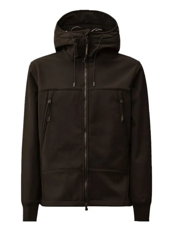 C.P. COMPANY Shell-r Goggle Hooded Jacket - Black